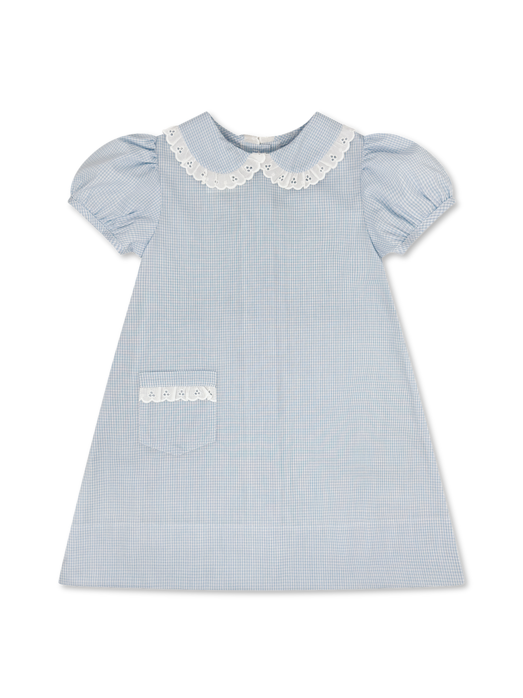 1956 Pocket Dress - Baker Blue – Tiny Town Fairhope